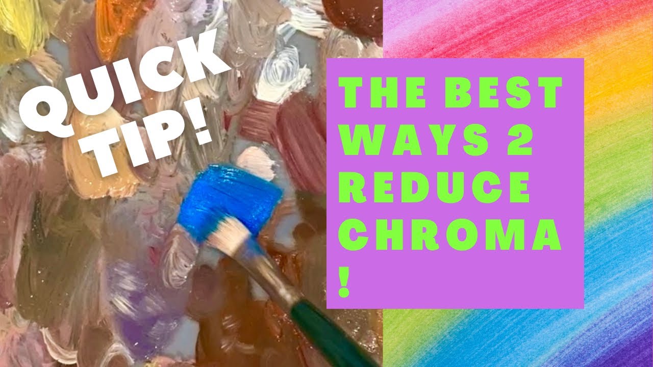 🎨 QUICK PAINTING TIP || How to Quickly Tone Down a Colour - YouTube