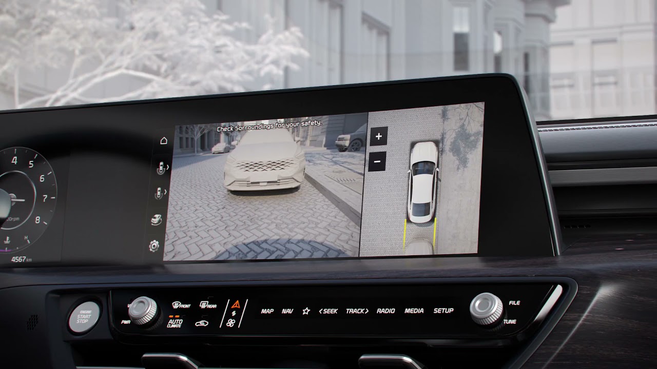 Surround View Monitor｜Kia K8｜Kia - YouTube