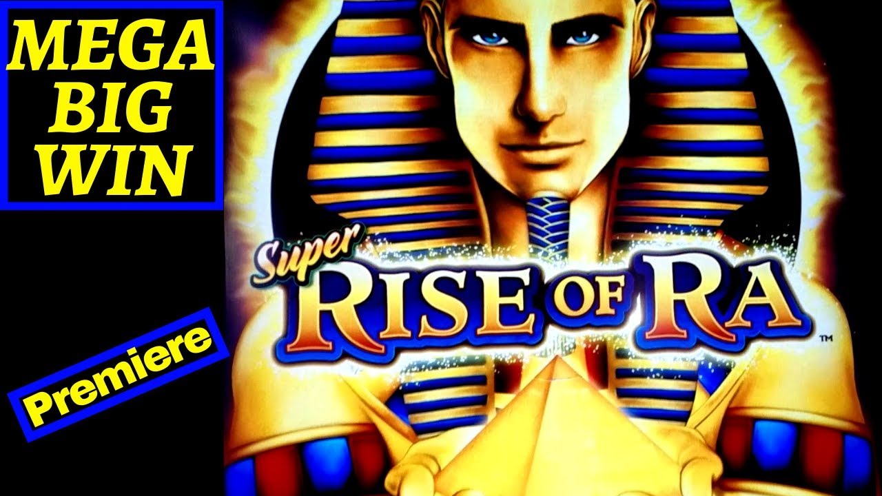 Super Rise Of Ra Slot Machine MASSIVE WIN | SUPER JACKPOT Wild Gems ...