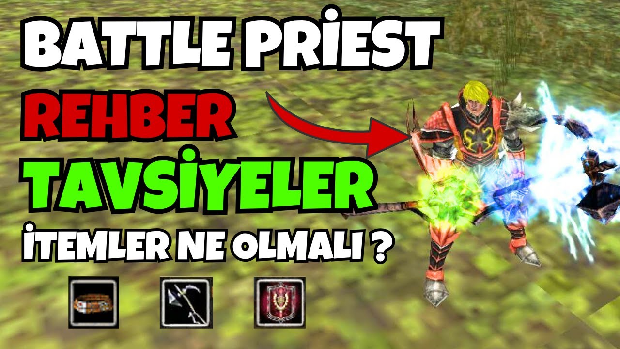 GÜNCEL BATTLE PRİEST REHBERİ | İTEMLERİ NE OLMALI? | Knight Online 2025 ...