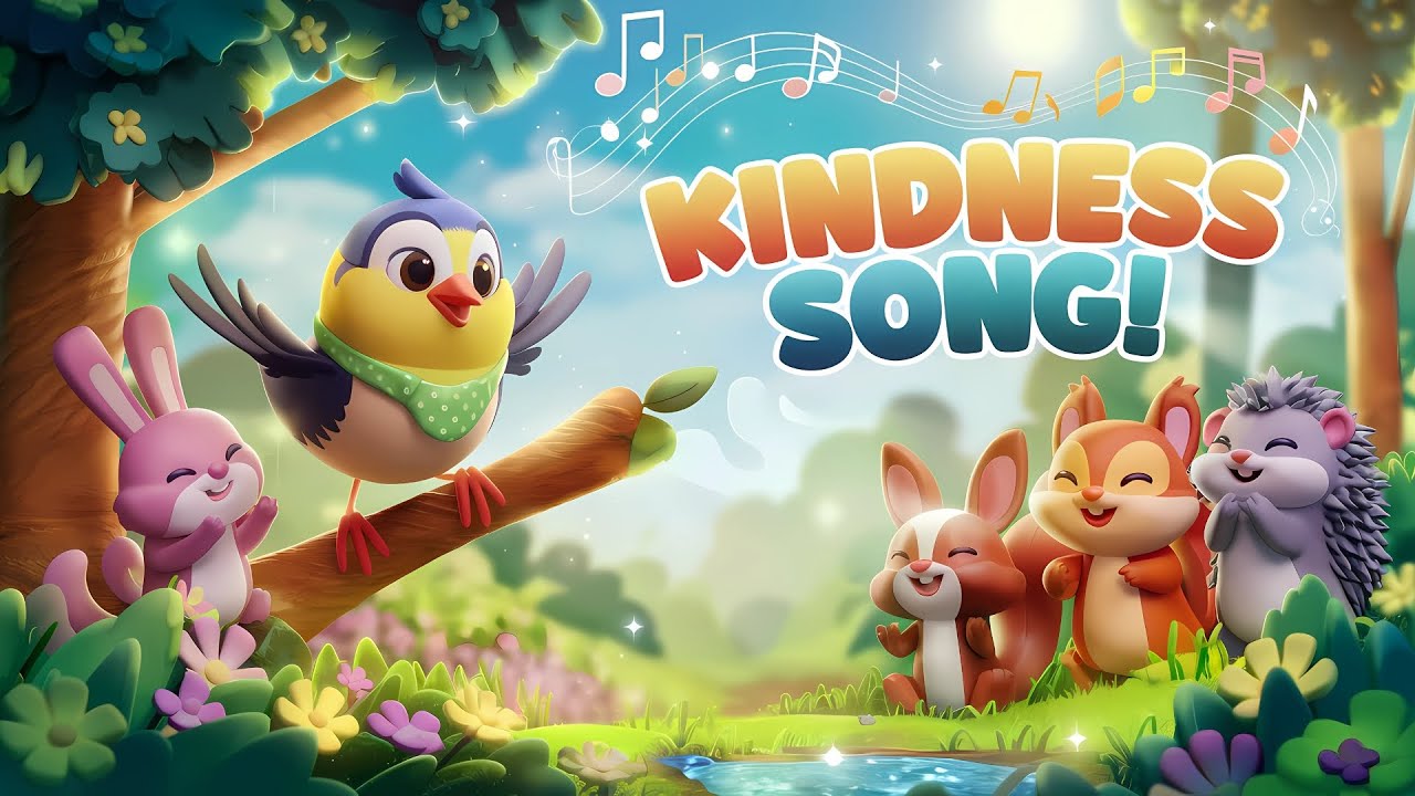 The Little Sparrow's Kindness Song 🌳 Fun & Educational Animated Video ...