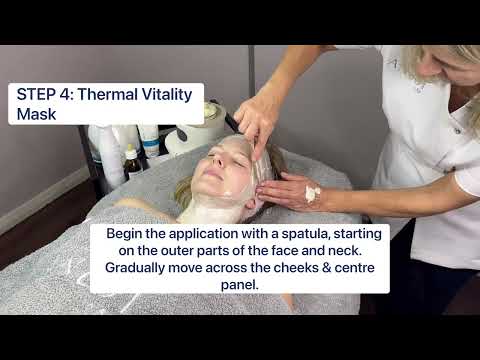 Anesi Thermal Vitality Mask Treatment demonstration