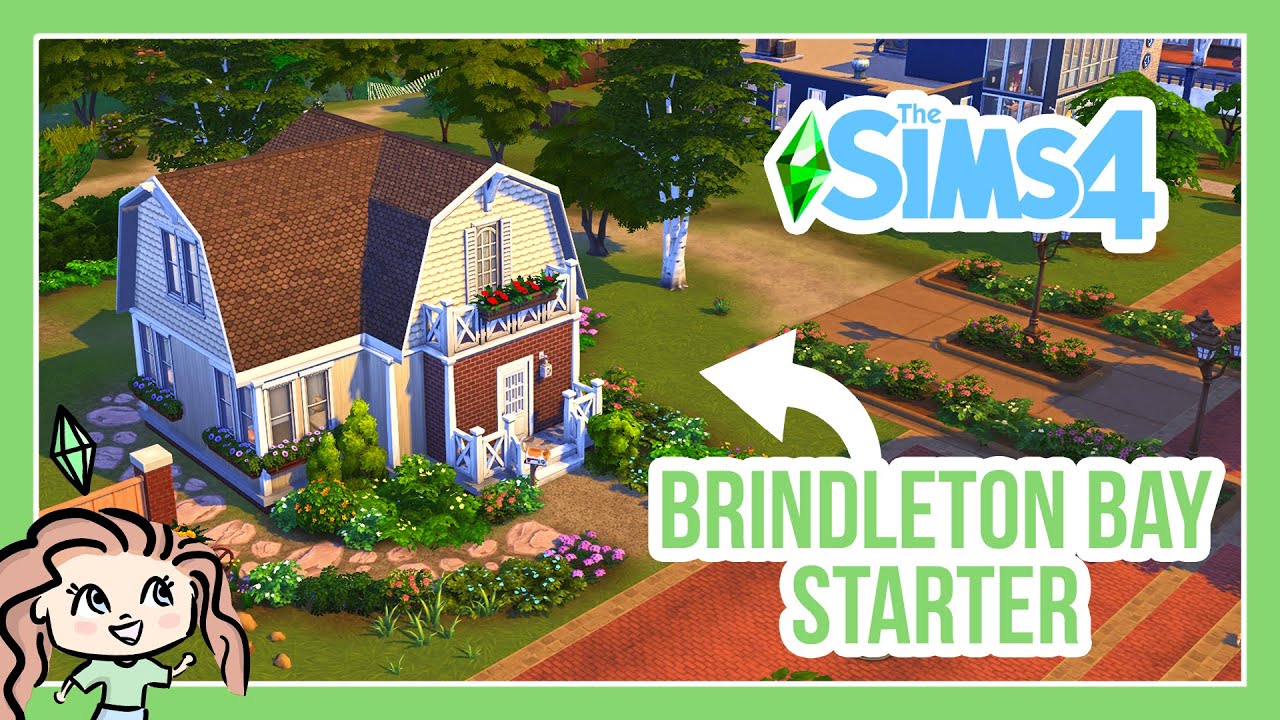 BRINDLETON BAY STARTER! || THE SIMS 4 LIMITED PACK SPEED BUILD 🏡 - YouTube