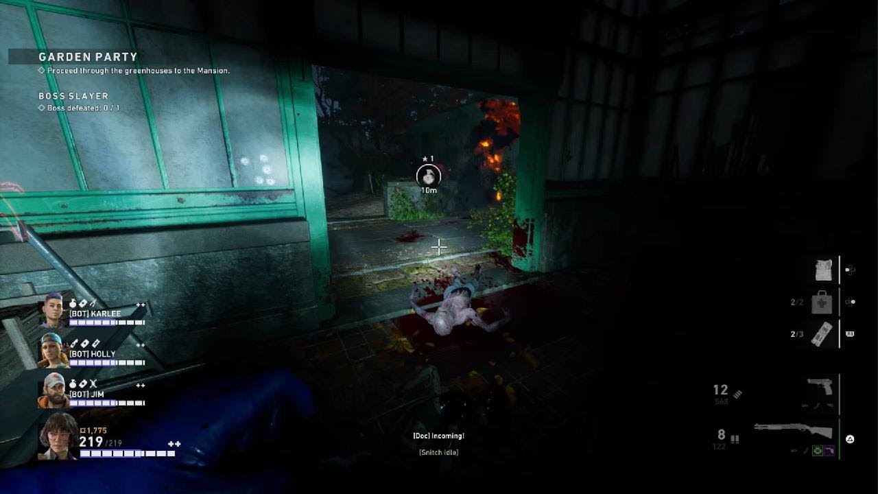 Back 4 Blood the hag is scary - YouTube