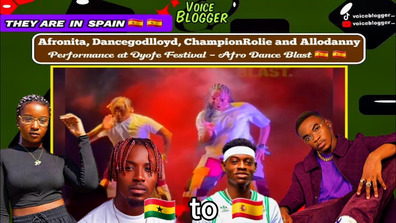 Dancegod Lloyd, Afronita, ChampionRolie and Allo Danny performance at ...