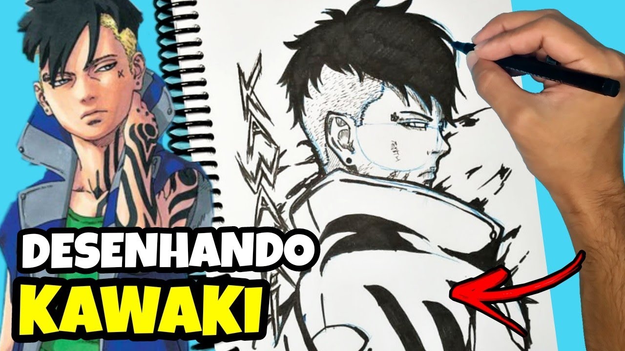 🔴 COMO DESENHAR O KAWAKI PASSO A PASSO FÁCIL | BORUTO - YouTube