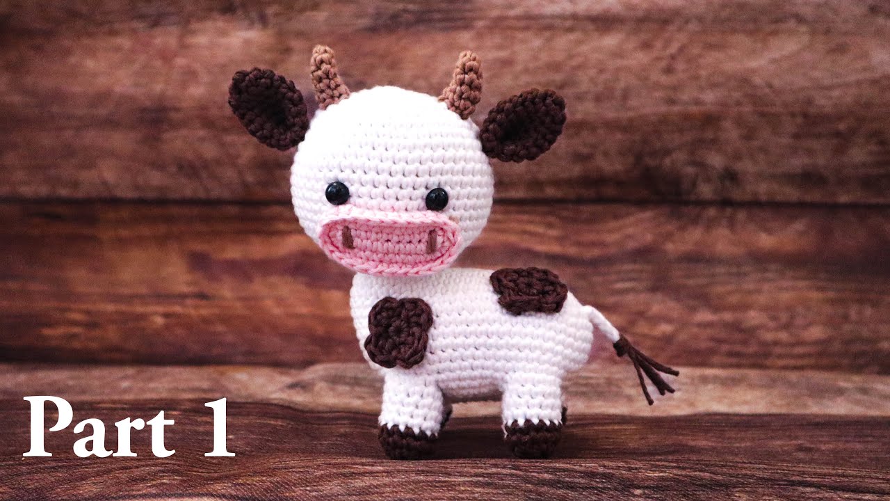 THE COW 🐄 | PART 1 | BODY, LEGS, LOWER TUMMY | MAKING AMIGURUMI CROCHET ...