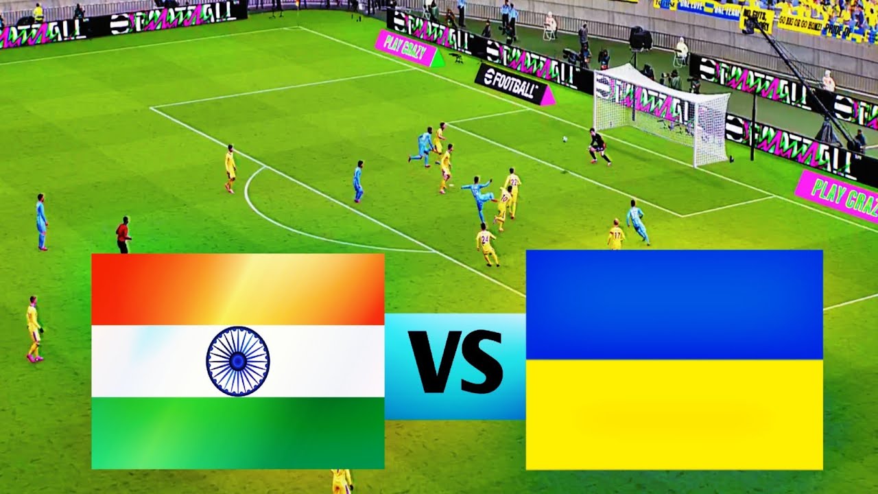 INDIA vs UKRAINE | 21 January 2026 - International friendly football ...