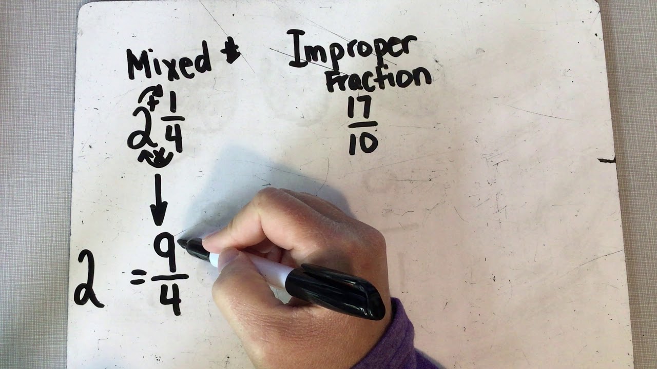 converting-mixed-numbers-and-improper-fractions-pt2-youtube