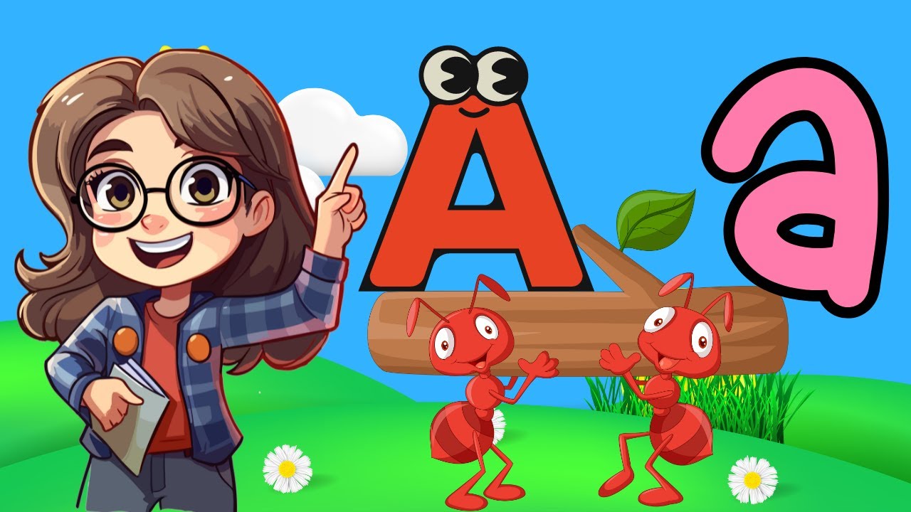 Learn Alphabet A words | Activity for nursery class students | Letter A ...