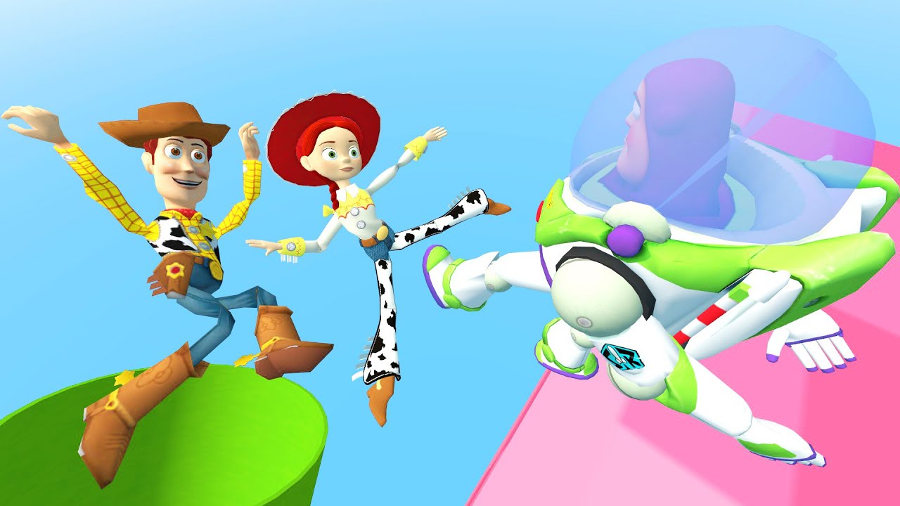 Gmod Ragdolls [Woody, Buzz, Jessie from Toy Story] vol.59 - YouTube