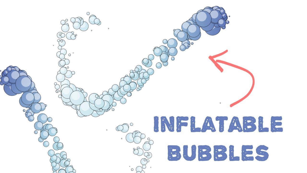 Inflatable Bubbles Auto Path Using Html Css And Js Youtube 5421