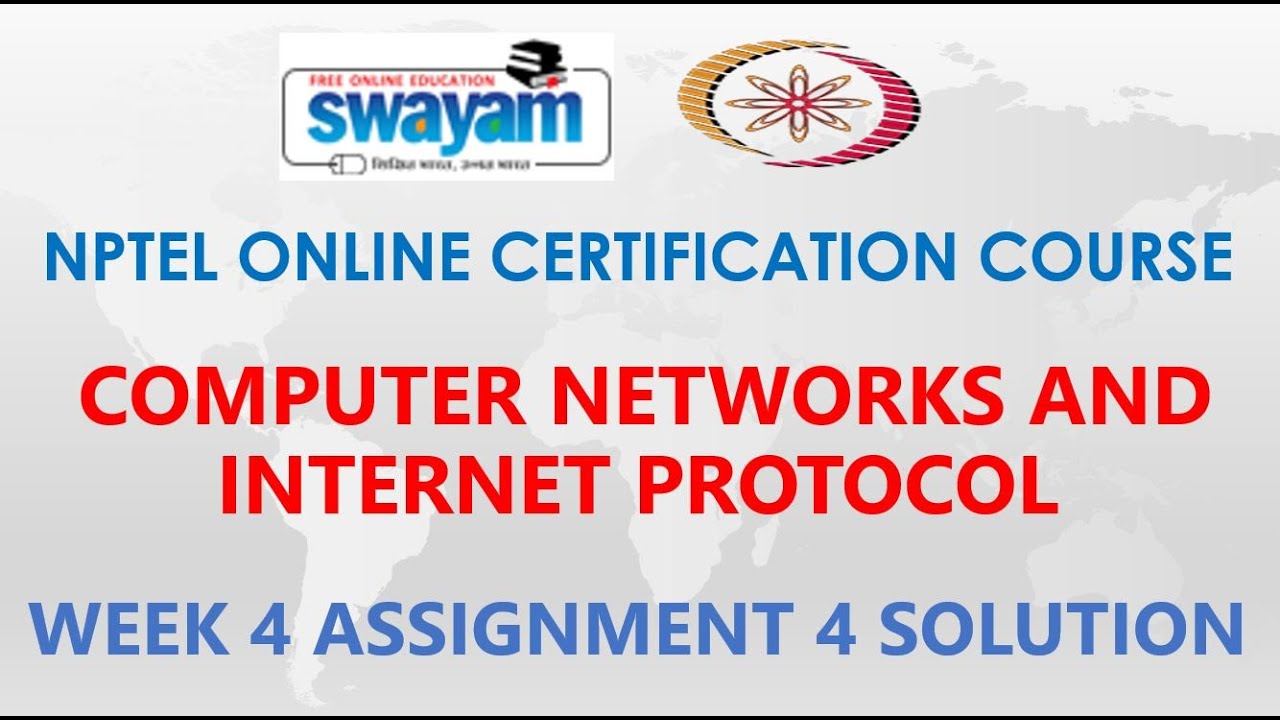 Computer Networks and Internet Protocol | NPTEL | Week 4 | Assignment 4 ...