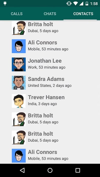 Android Swipe Tabs using Design Support Library (Material Design) - YouTube