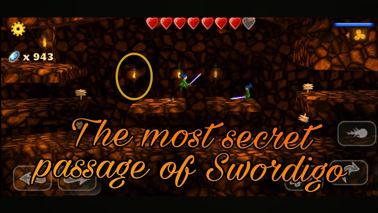 The Great caves Trajectory | how to clear great caves Swordigo - YouTube