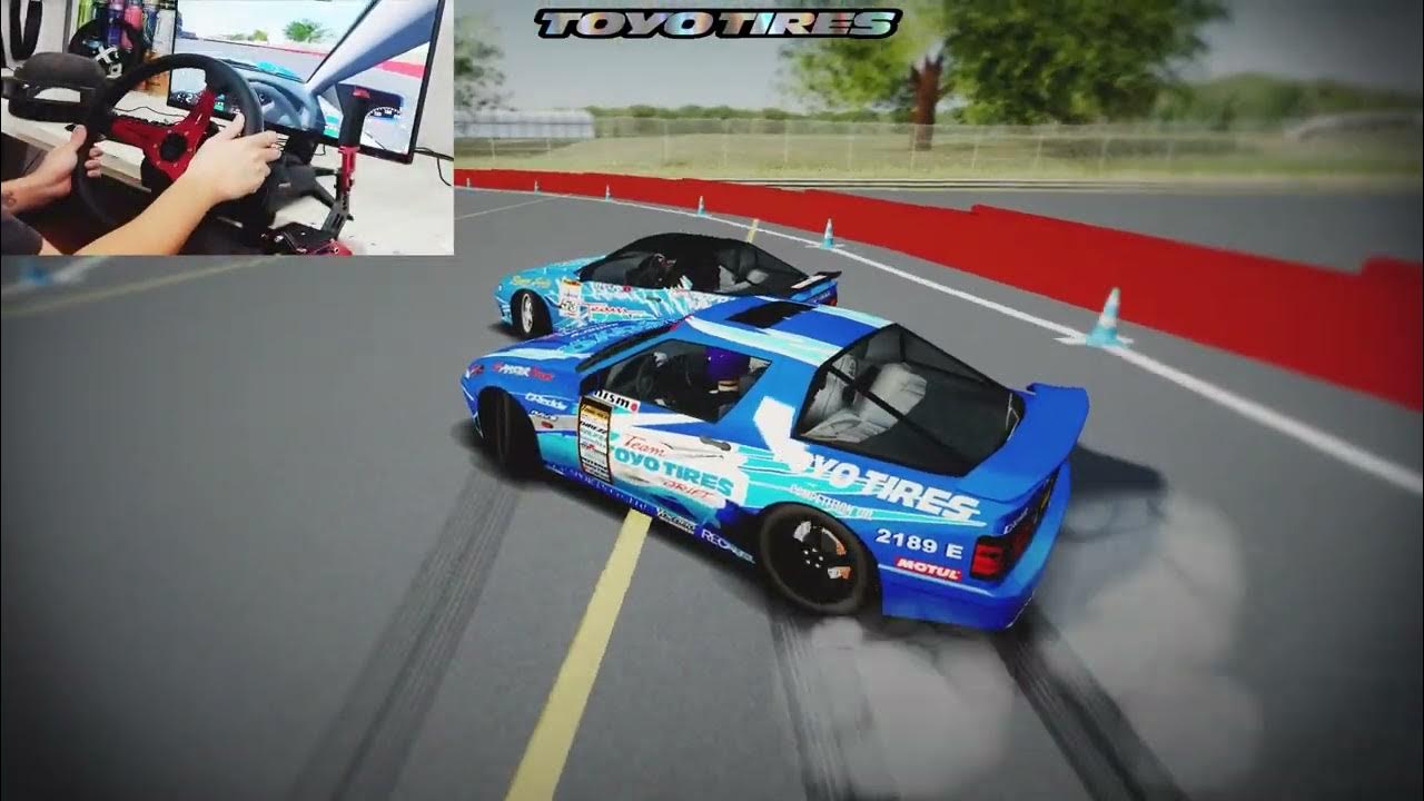 LFS - TWIN DRIFT #81 | Eidizzy & Skol - Toyotires | Logitech G920 Drift Onboard - YouTube