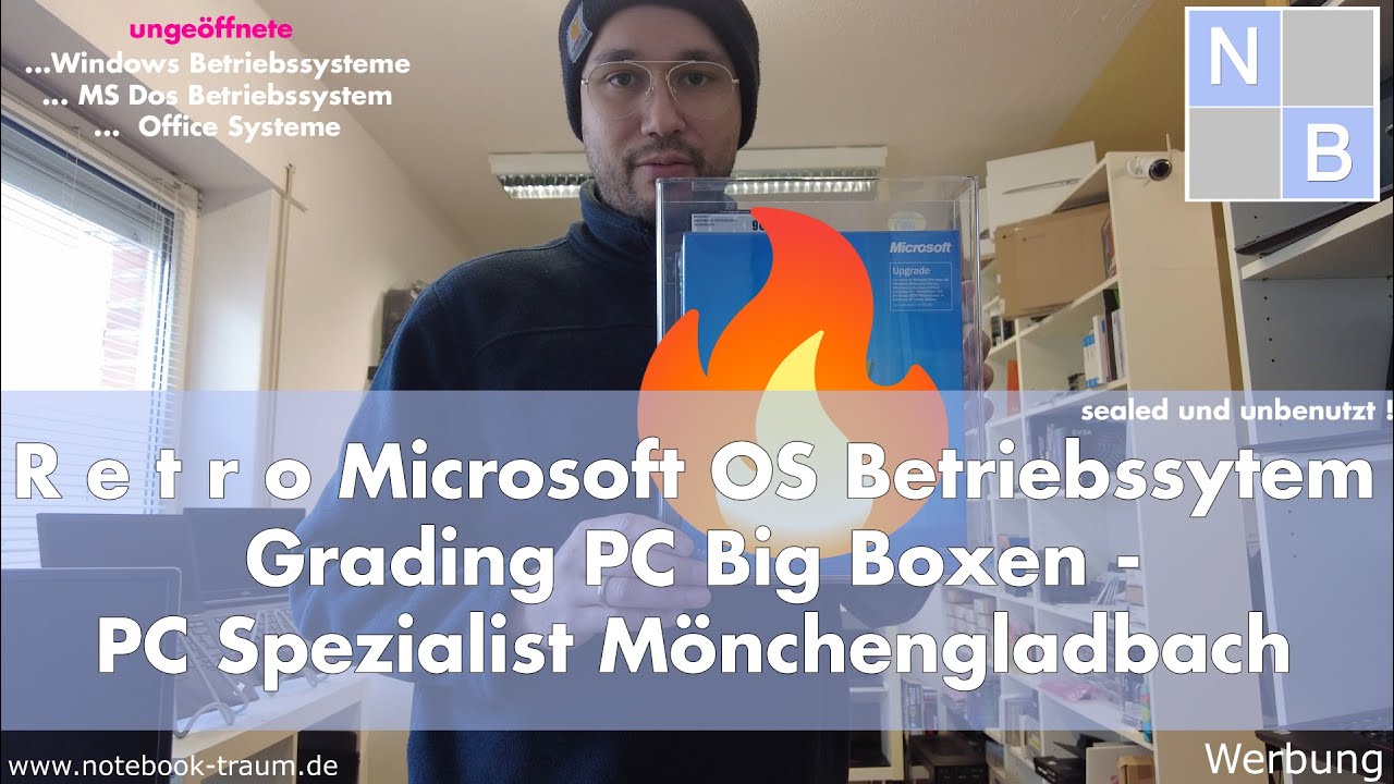 Retro Microsoft Windows Betriebssytem Grading PC Big Boxen - PC ...