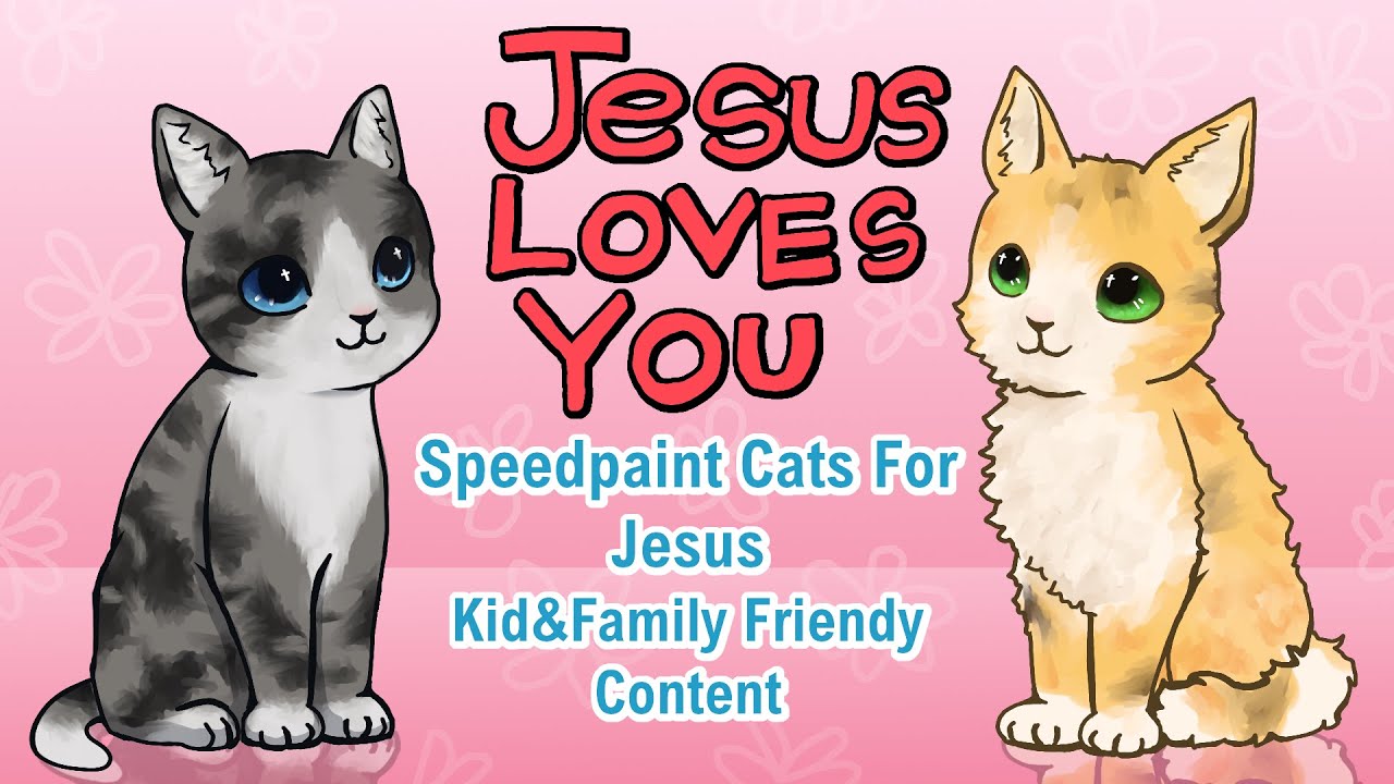 Cat-tastic Creations for the Savior | Drawing for Jesus Christ - YouTube