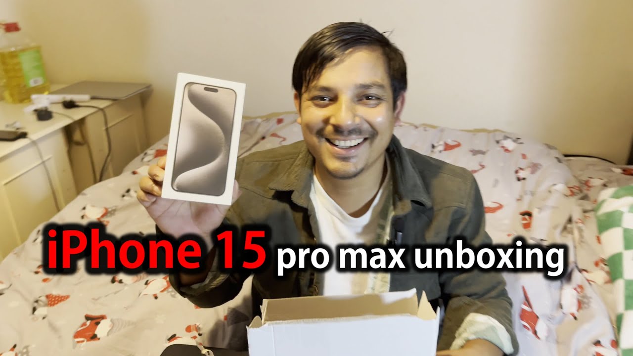 iPhone 15 pro max unboxing - YouTube