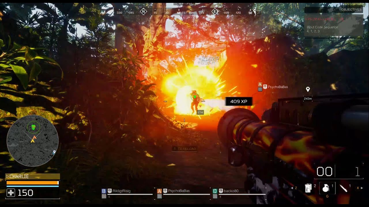 CHASING PREDATORS WITH THE ROCKET LAUNCHER / PREDATOR: HUNTING GROUNDS ...