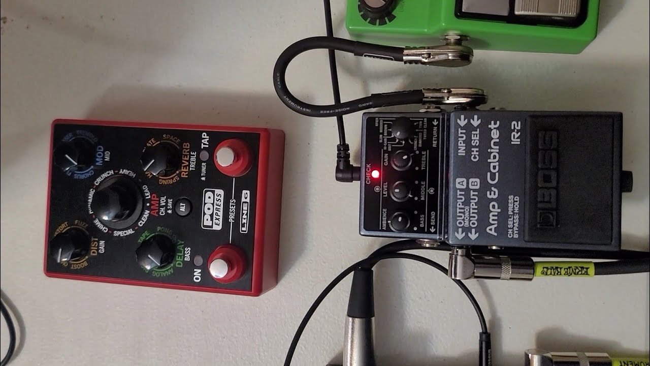 Talk and opinions on the line 6 pod express and Boss IR-2 - YouTube