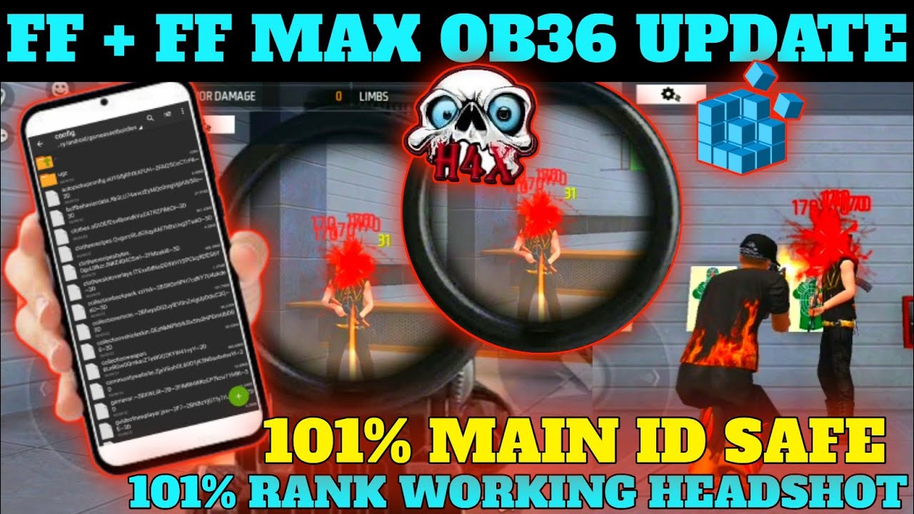FREE FIRE AUTO HEADSHOT CONFIG FILE🤫FREE FIRE CONFIG FILE⚙️MAX OB36 ...
