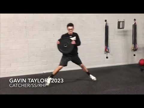 Gavin Taylor 2023 Catcher/SS/RHP - finishing the day off with a tough ...