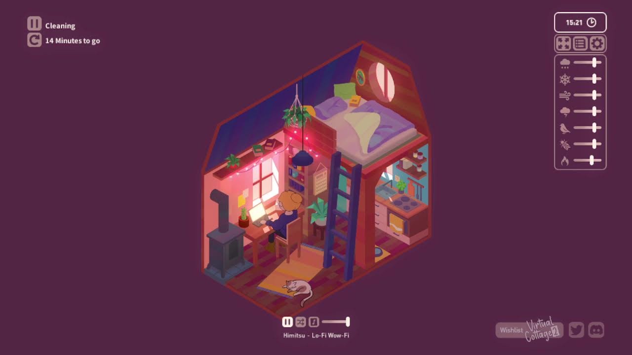 Virtual Cottage - Music to Study to - YouTube