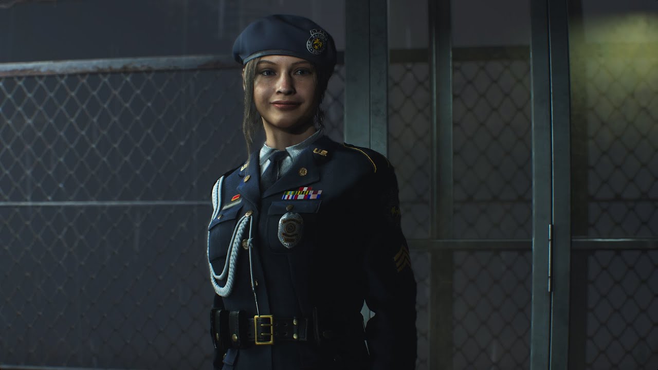 Resident Evil 2 Remake - Claire (RPD) Mounted STARS Army Service - YouTube