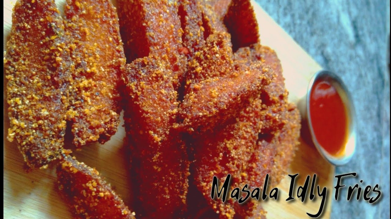 Masala Idly Fries|With leftover Idly's|Snack Recipe|Crunchy & Spicy ...