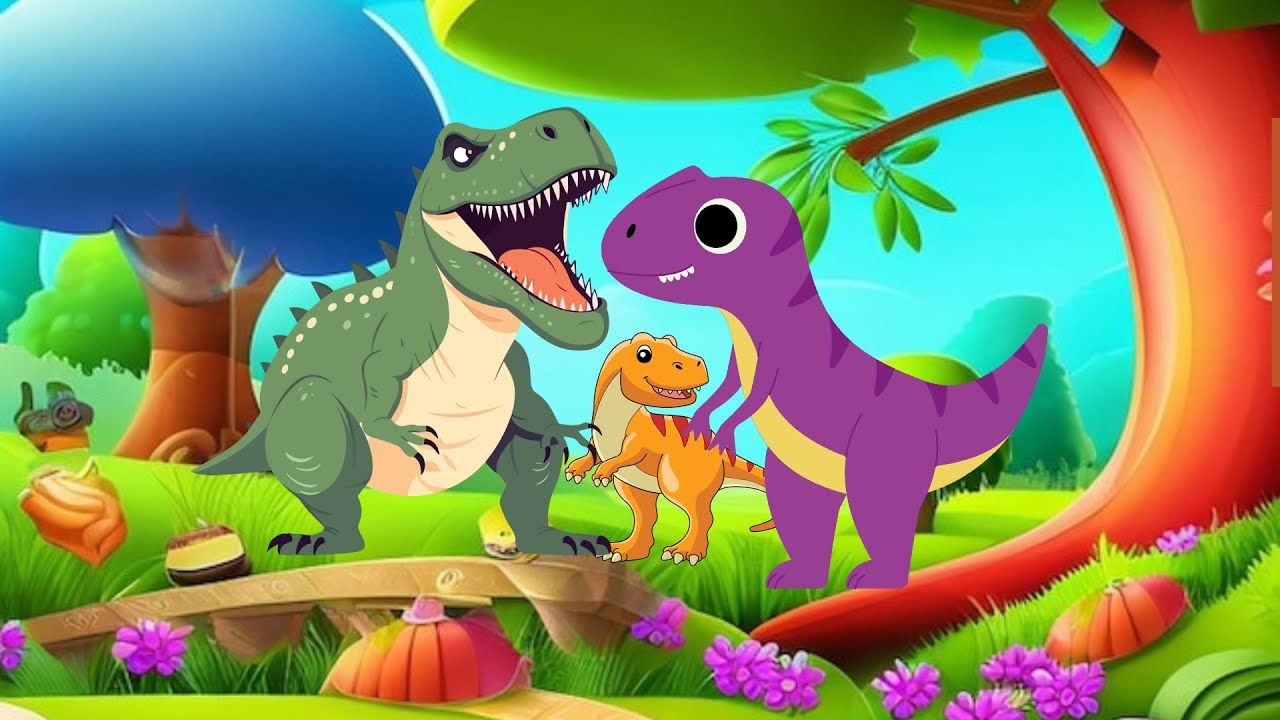 10 Little Dinosaurs|Dinosaur Counting Song for Kids | 1 to 10 Fun ...