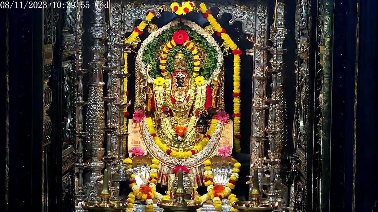 Shree Mahalasa Narayani Mahalasa Alankar & Mahamangalarti 8th November ...