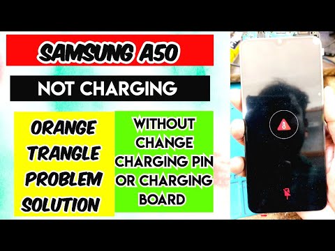 Samsung A50 / A20 / A30 Not Charging Solution | Orange triangle Solution #a50 #chargingsolution ...