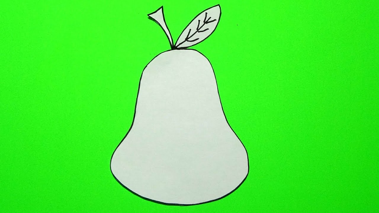 Cómo dibujar una pera 🍐 - YouTube