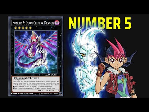 Lối Chơi Độc lạ của Quái Thú XYZ | Number 5 Doom Chimera Dragon ...