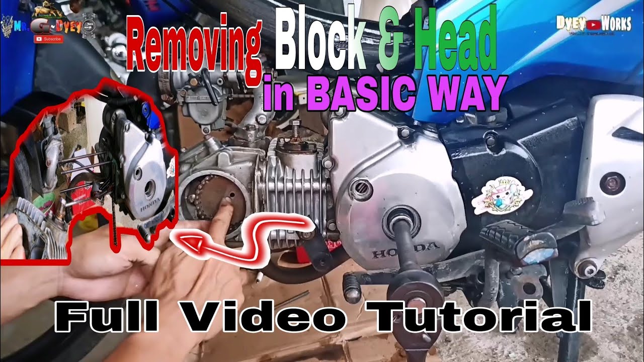 Buhay DIY - Easiest Way To Remove Cylinder Head & Cylinder Block (FULL ...