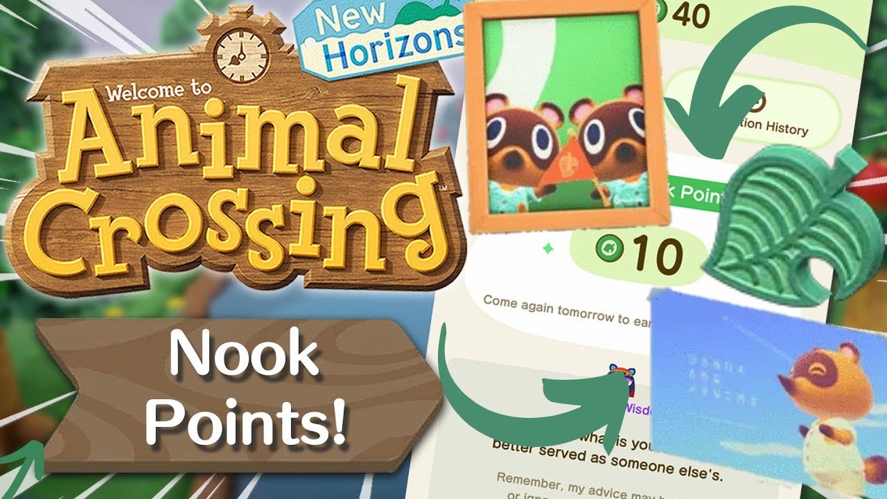[TUTO] OBTENIR LES OBJETS SPECIAUX POINT NOOK dans ANIMAL CROSSING NEW ...