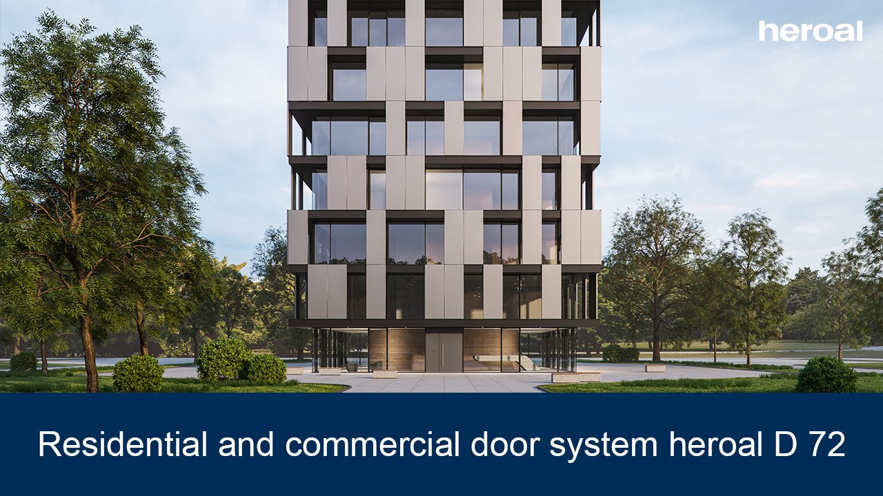 Residential and commercial front door system heroal D 72 | heroal ...