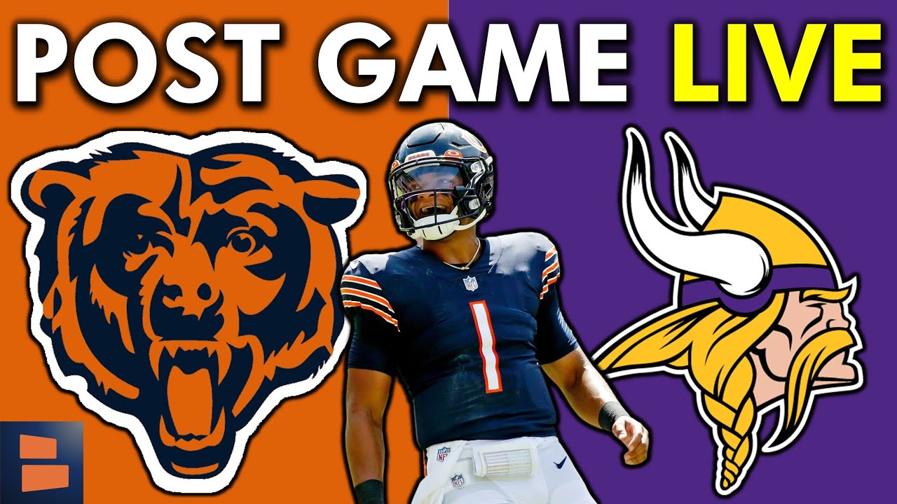 Chicago Bears vs. Minnesota Vikings LIVE Post Game Show - YouTube