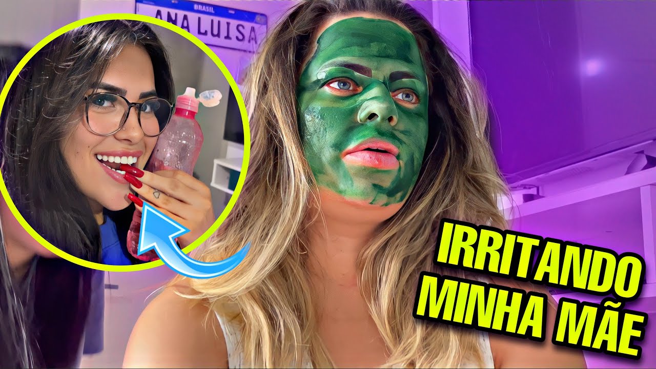24h Irritando Minha MÃe Deu Ruim Youtube