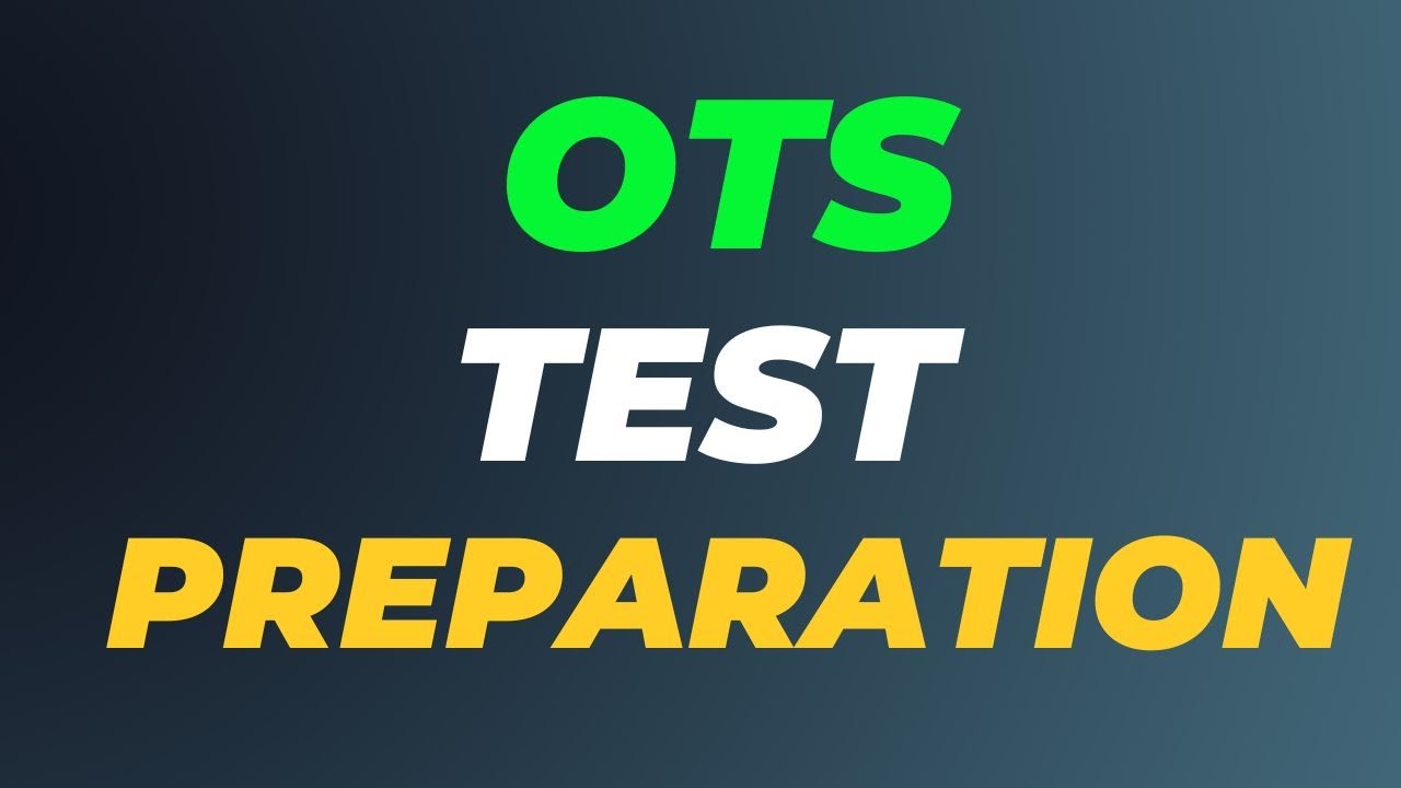 OTS Test Preparation | OTS Preparation 2024 | OTS Past Papers | OTS ...