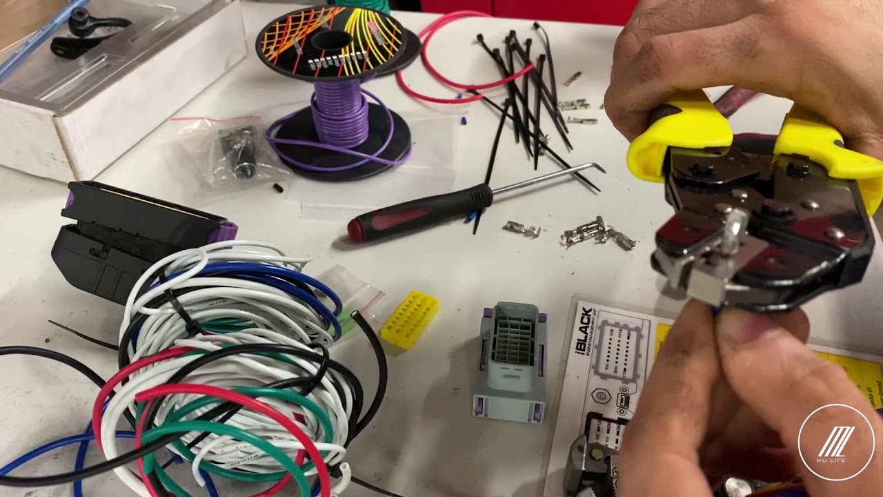 2JZ RX8 EMU black - Connectors/wire crimping. - YouTube