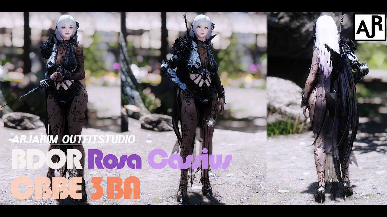 SKYRIM OUTFIT I BDOR Rosa Cassius CBBE 3BA - YouTube