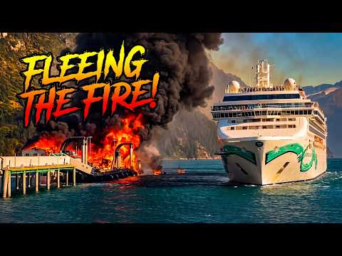 Norwegian Jade Forced to Escape as New Alaska Cruise Terminal Catches Fire