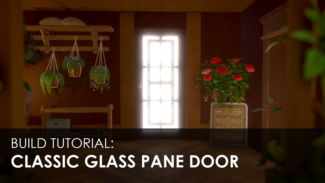 FFXIV HOUSING Build Tutorial Classic Glass Pane Door YouTube ffxiv-housing-build-tutorial-classic-glass-pane-door-youtube