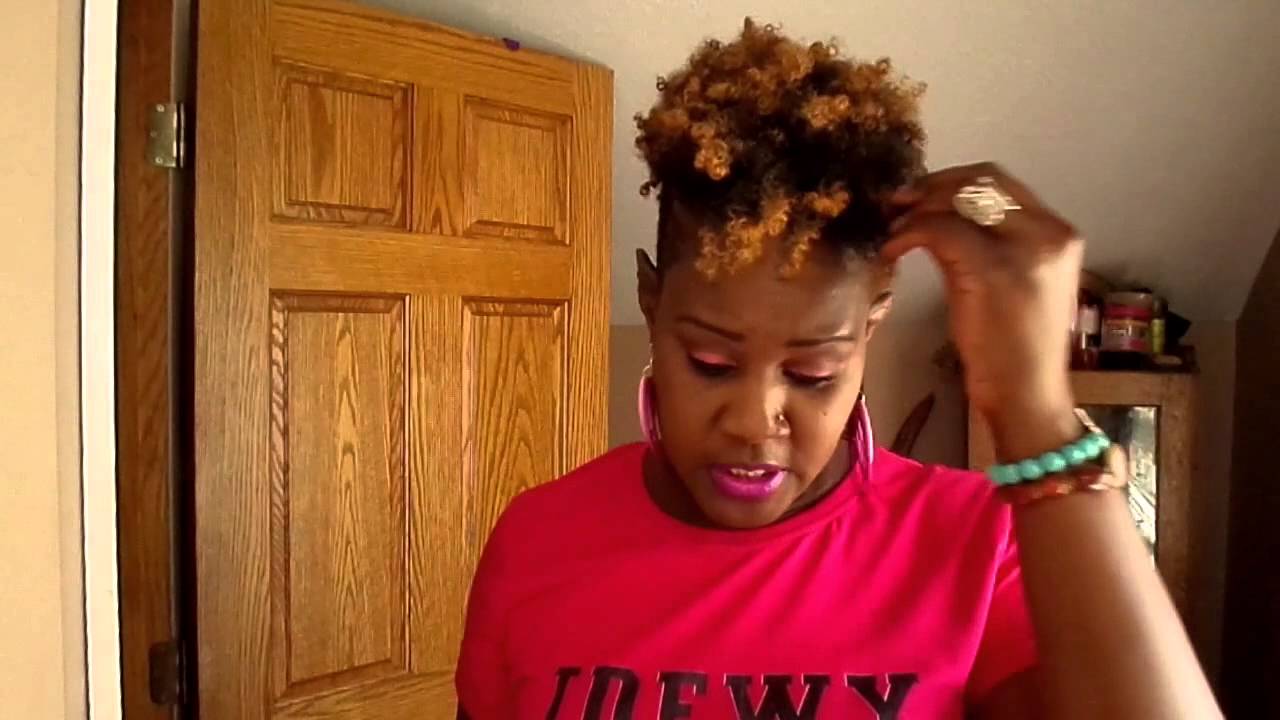 How I Style My Tapered Mohawk (Requested) - YouTube