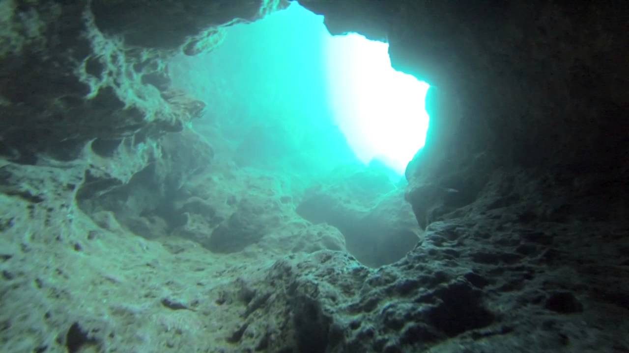 Comino Cave (St. Maria caves) Malta with Gozo Technical Diving - YouTube