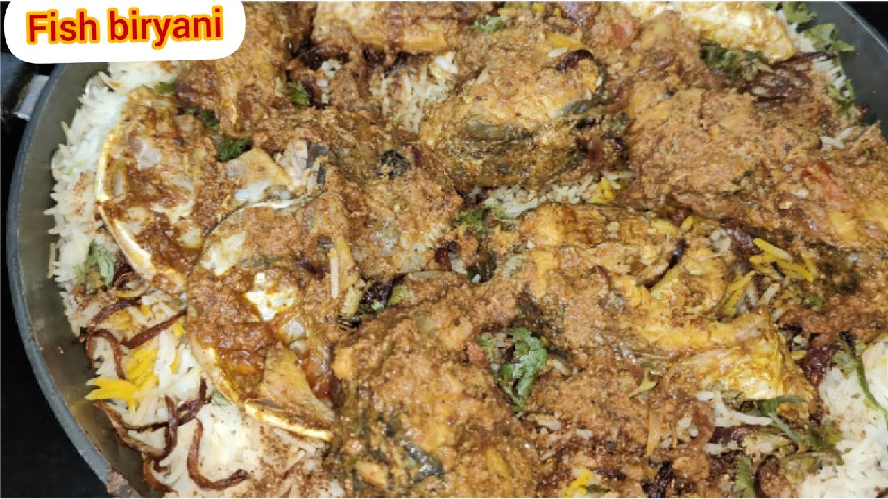Fish Biryani Recipe || How To make Fish Biryani Recipe At Home || Fish ...