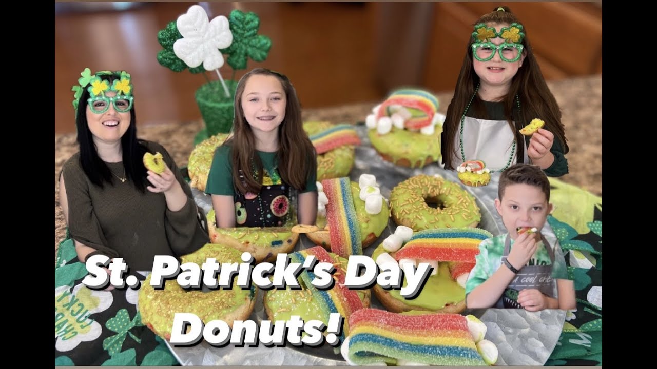 St. Patricks Day Donuts - YouTube