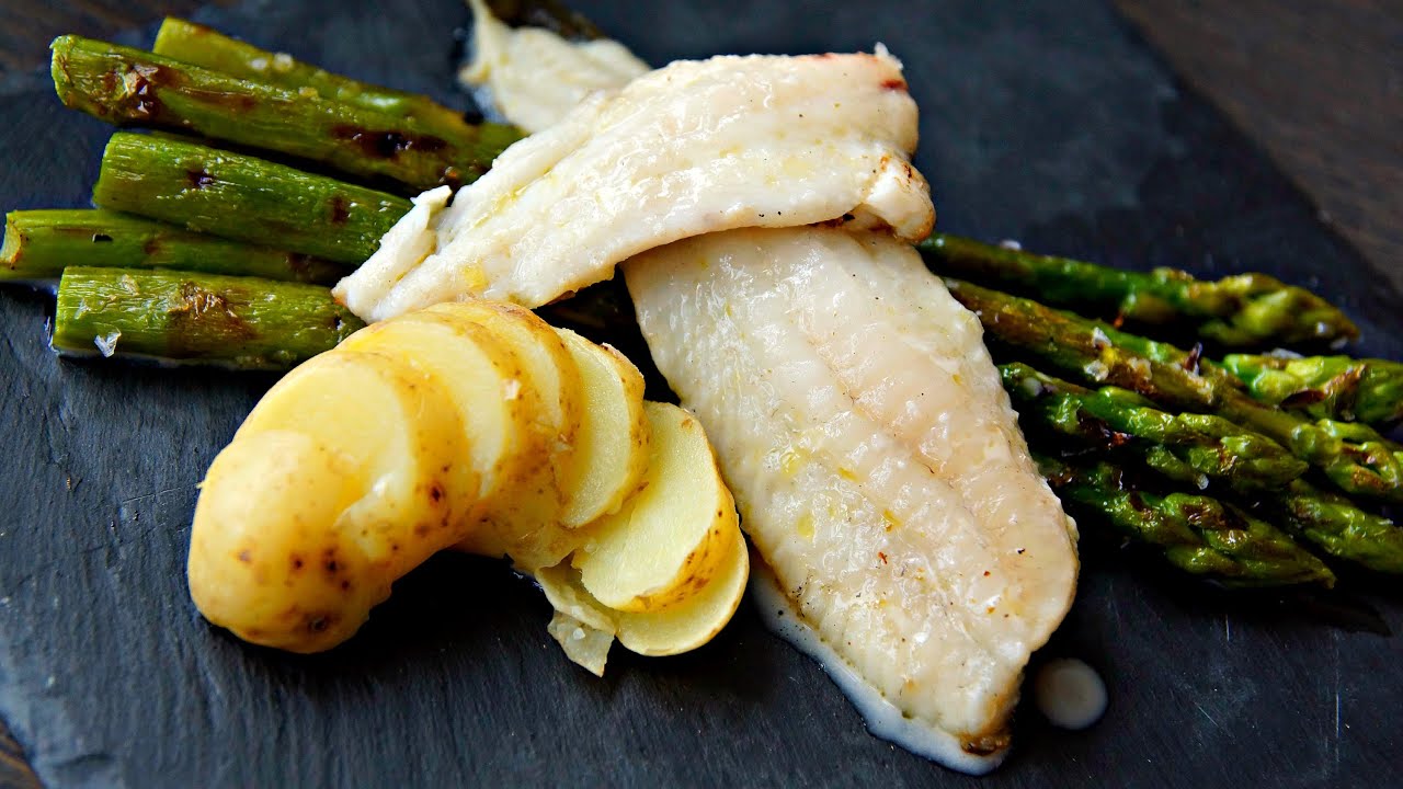 GRILLED FLATFISH VIDEO RECIPE - Big Green Egg Mini - Flatfish recipe ...